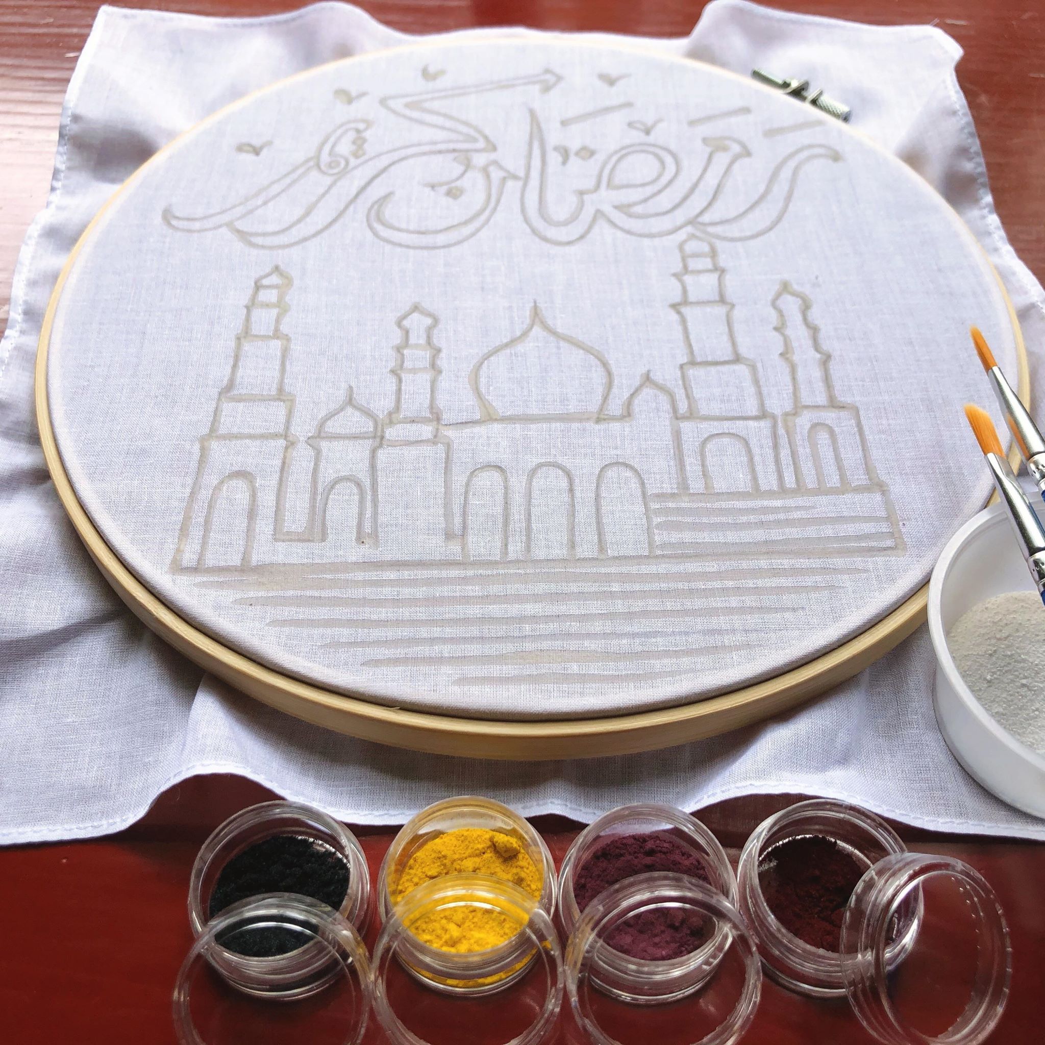 Ramadan Batik Painting Kit - Ramadan Kareem - Teratai Malaysia