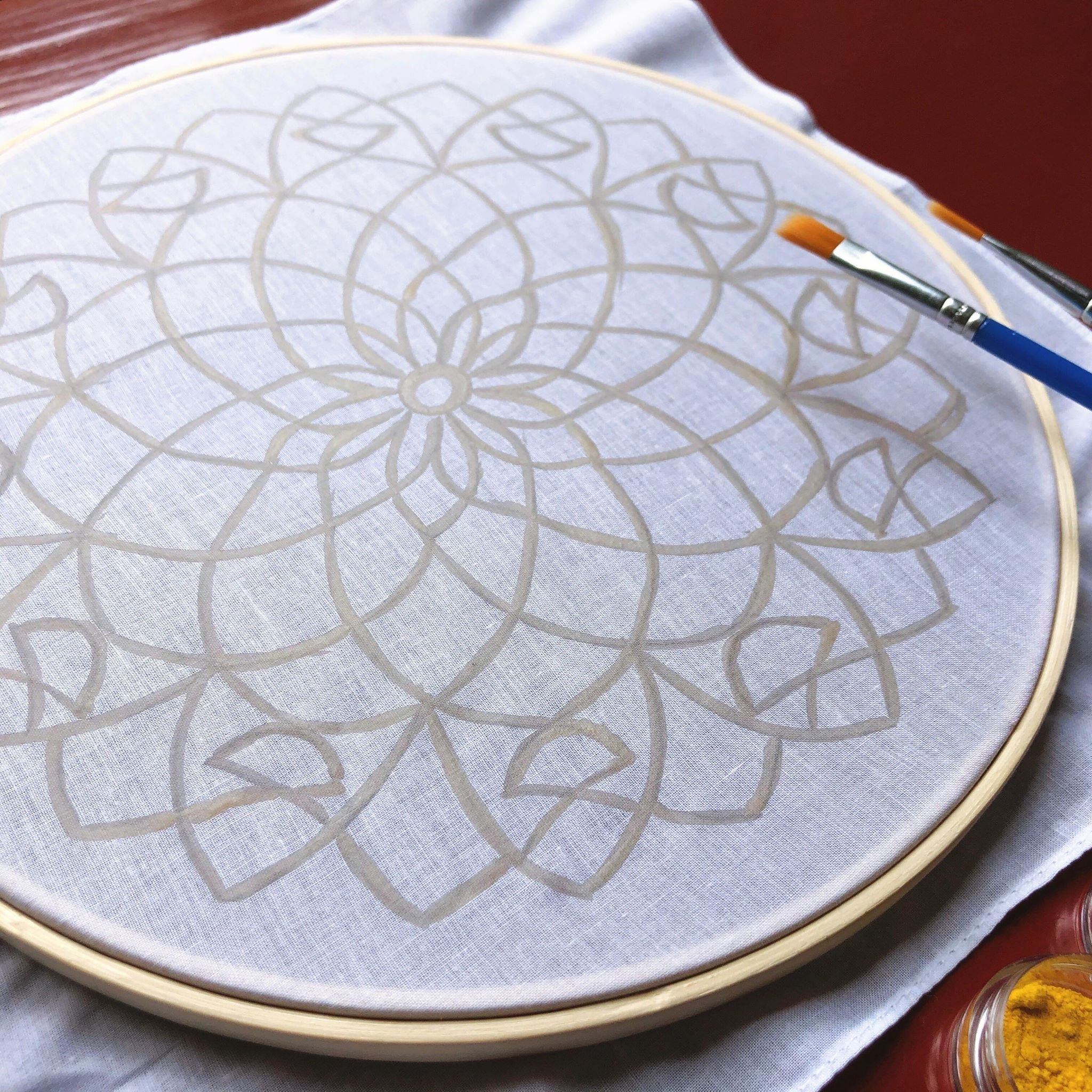 Ramadan Batik Painting Kit - Sacred Geometric - Teratai Malaysia